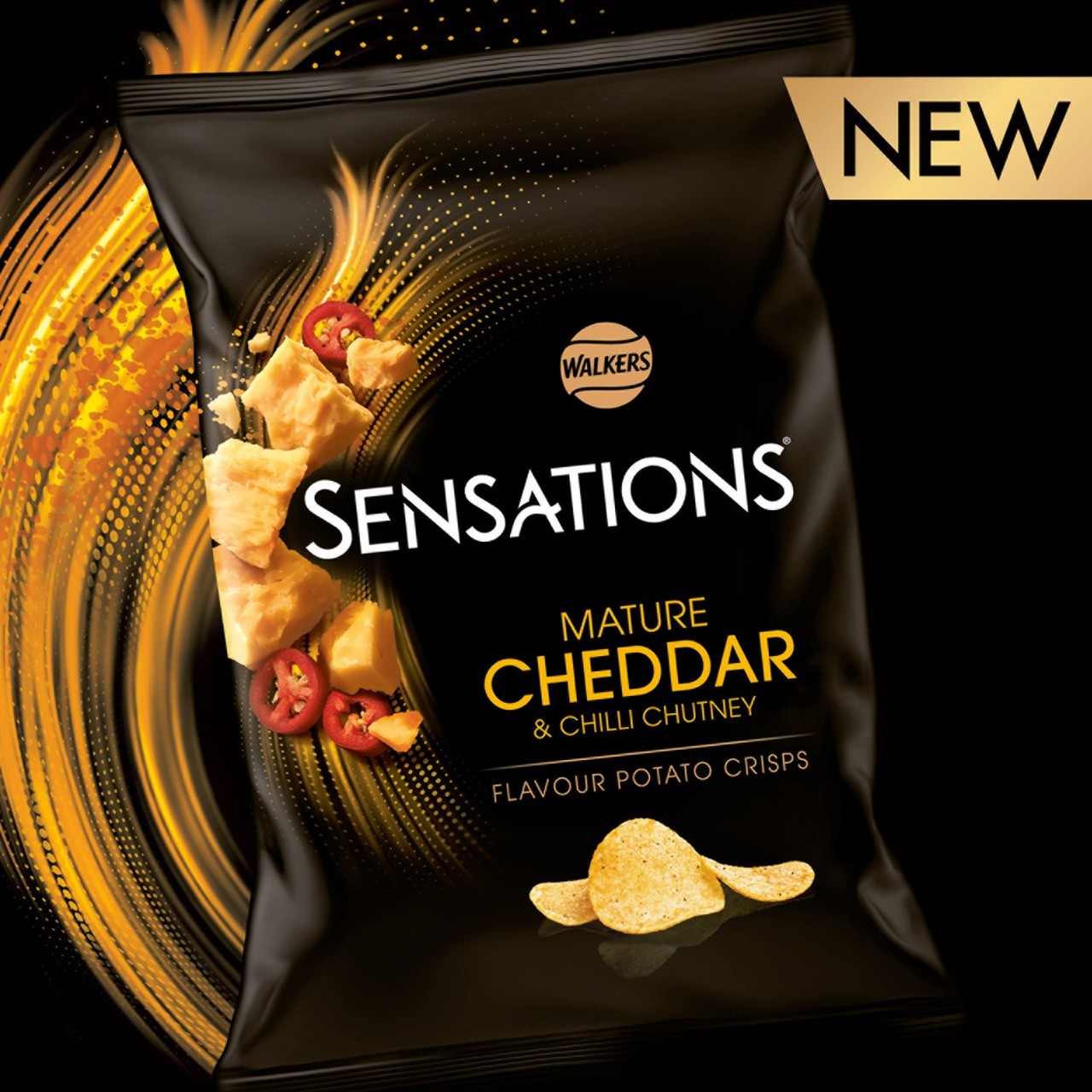 Walkers Sensations Mature Cheddar Cheese & Chilli Crisps - Morrisons ...