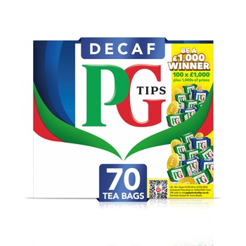 PG Tips Decaf 70 Tea Bags - Morrisons Online Groceries & Offers