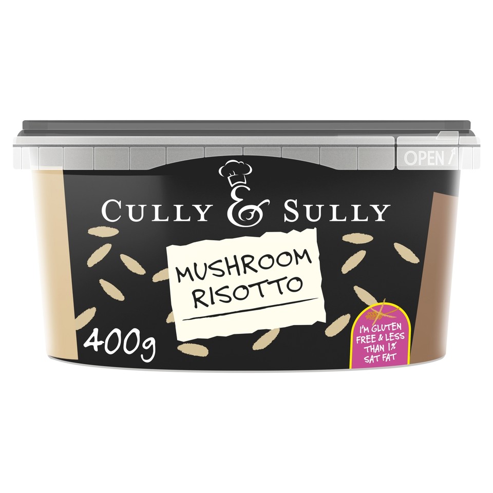 Cully & Sully Mushroom Risotto - Morrisons Online Groceries & Offers