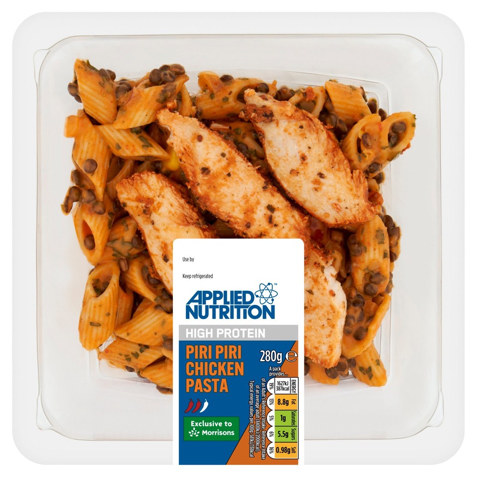 Applied Nutrition High Protein Piri Piri Chicken Pasta 280g - Morrisons ...