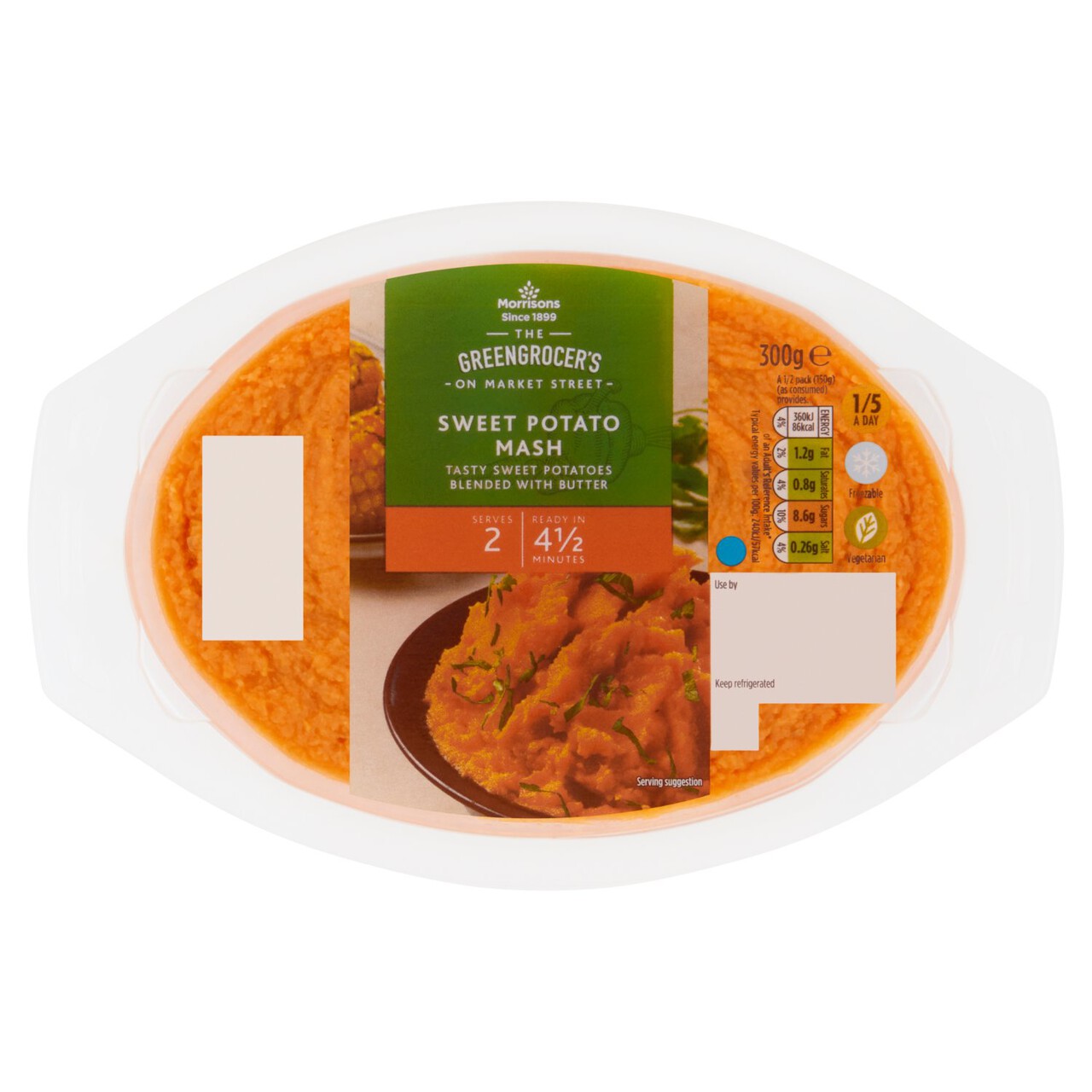 Morrisons Sweet Potato Mash - Morrisons Online Groceries & Offers