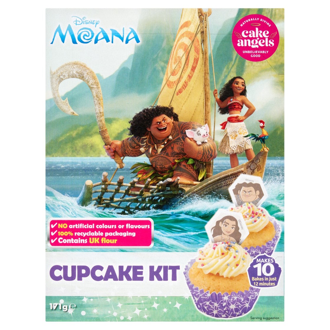 Disney Moana Cupcake Kit 171g - Morrisons Online Groceries & Offers