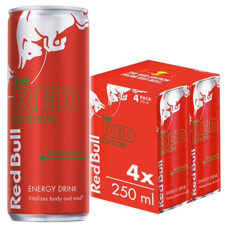 Red Bull Energy Drink Red Edition Watermelon - Morrisons Online ...