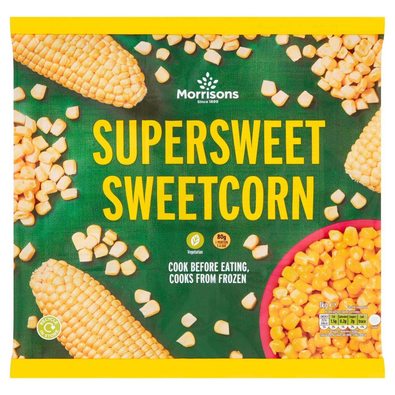 Morrisons Super Sweet Sweetcorn - Morrisons Online Groceries & Offers