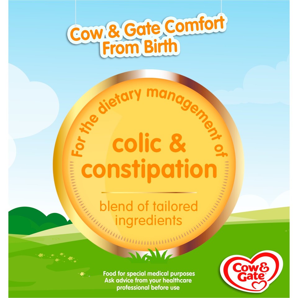 Cow & Gate Comfort Baby Milk Formula Powder from Birth - Morrisons ...