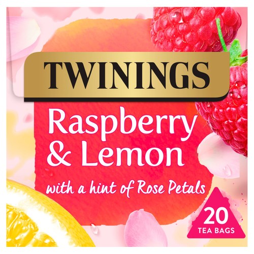Twinings Raspberry & Lemon 20 Tea Bags - Morrisons Online Groceries ...