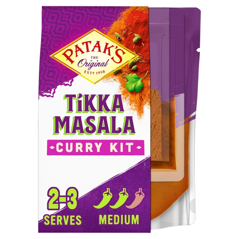 Patak's Tikka Masala Indian Curry Sauce Meal Kit 270g - Morrisons ...
