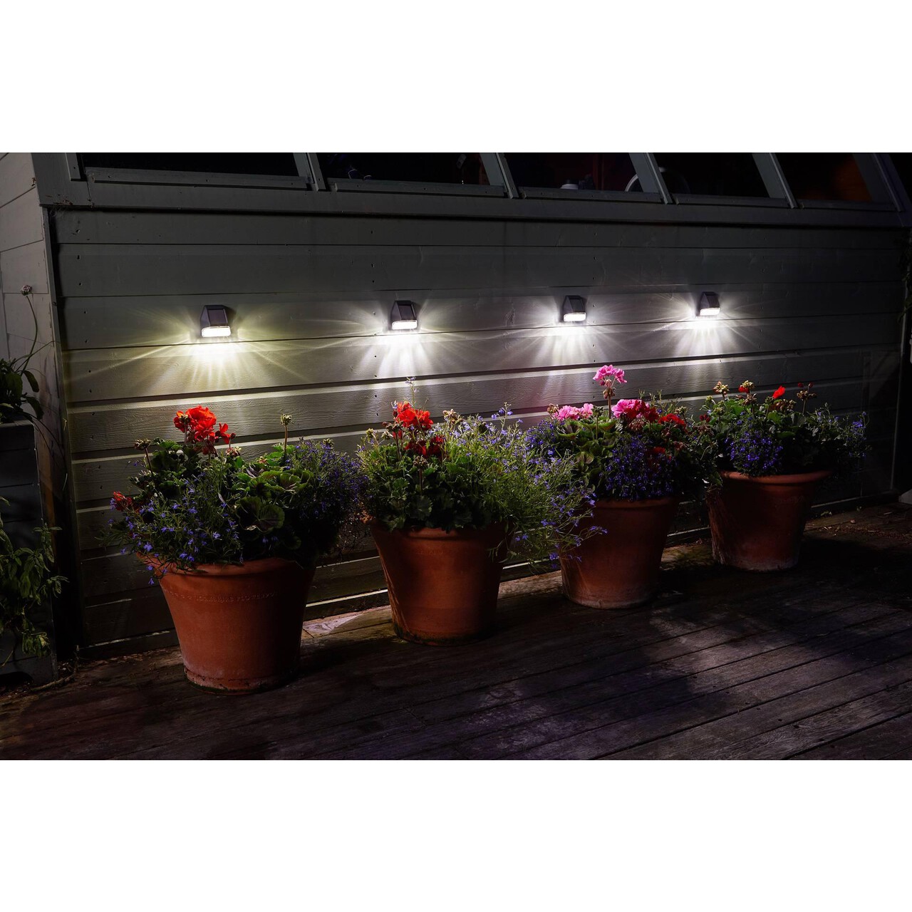 Morrisons Wall, Fence & Post Lights 4 Pack - Morrisons Online Groceries ...