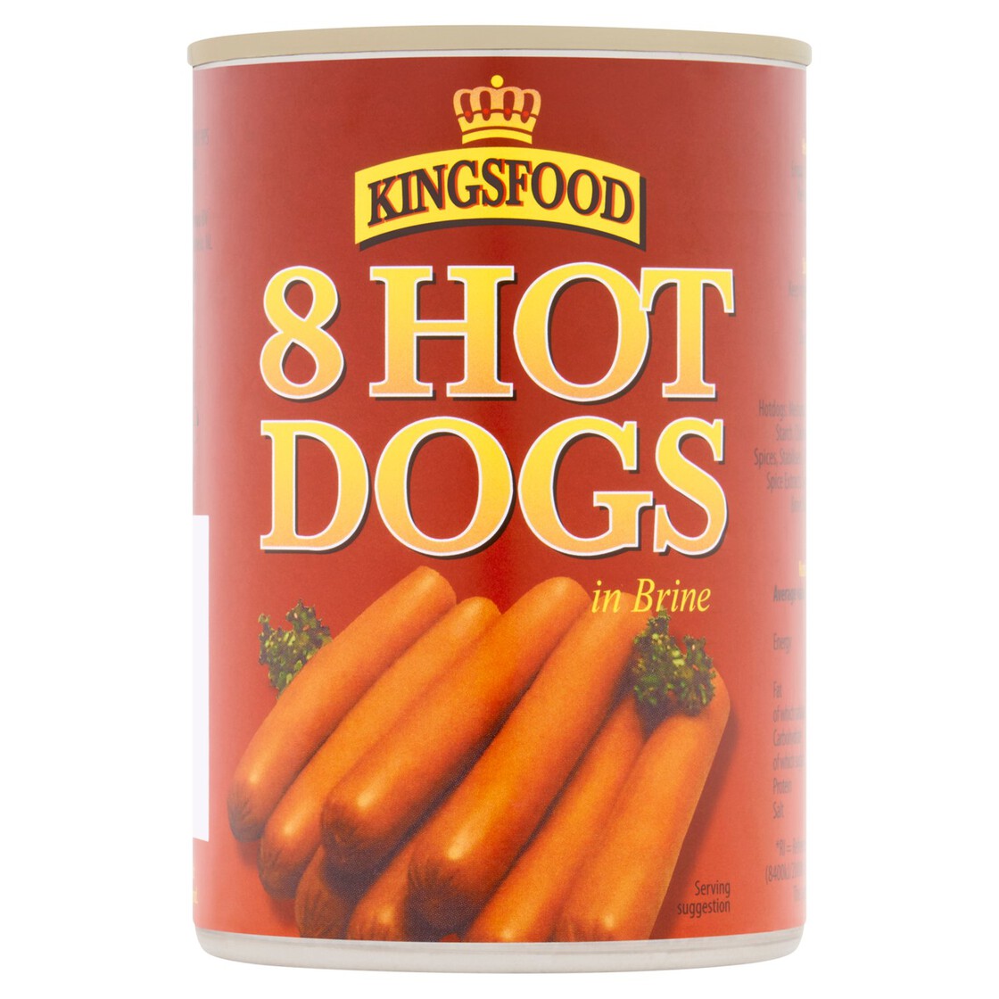 Kingsfood 8 Hot Dogs In Brine (400g) - Morrisons Online Groceries & Offers