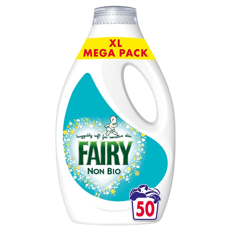 Fairy Non Bio Washing Liquid 50 Washes - Morrisons Online Groceries ...
