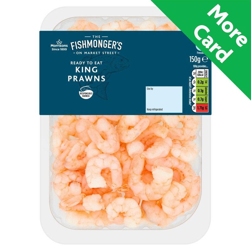 Morrisons Cooked & Peeled King Prawns - Morrisons Online Groceries & Offers