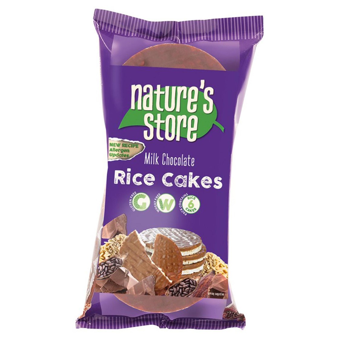 Nature's Store Milk Chocolate Rice Cakes 100g - Morrisons Online ...