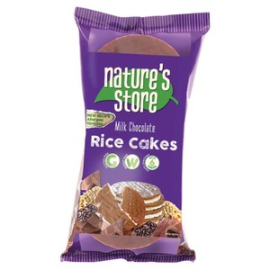 Nature's Store Milk Chocolate Rice Cakes 100g - Morrisons Online ...