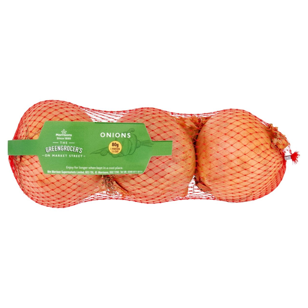 Morrisons Onions 3 pk - Morrisons Online Groceries & Offers