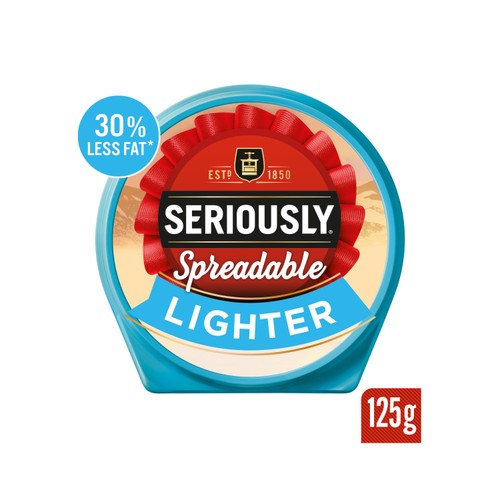Seriously Spreadable Lighter Cheese Spread - Morrisons Online Groceries ...