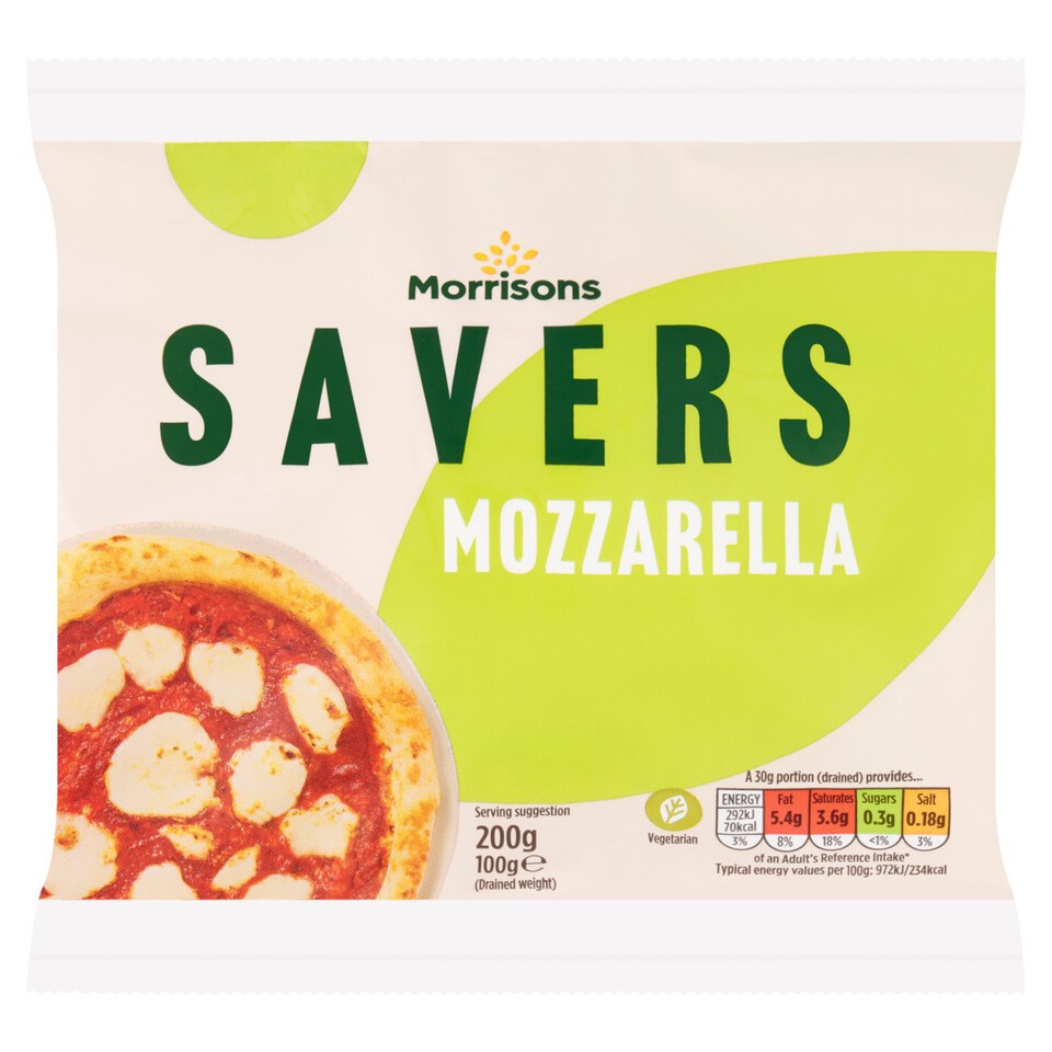 Morrisons Savers Mozzarella - Morrisons Online Groceries & Offers