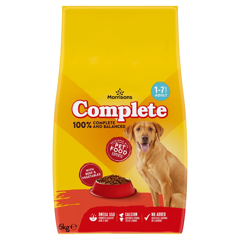 Morrisons Complete Beef & Veg Pet Food - Morrisons Online Groceries ...