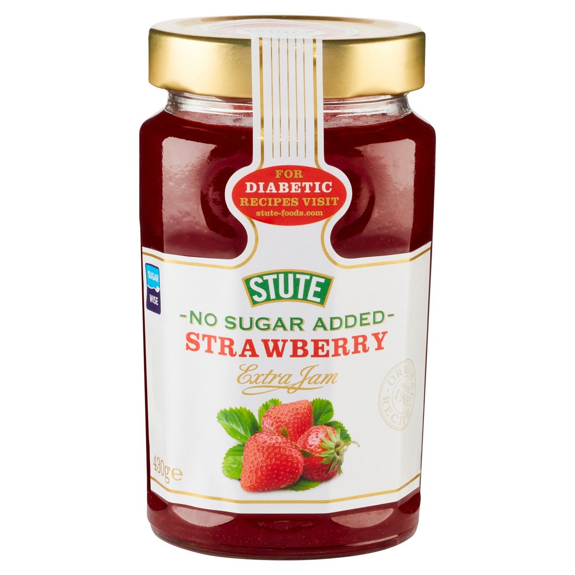 Stute Diabetic Strawberry Extra Jam - Morrisons Online Groceries & Offers