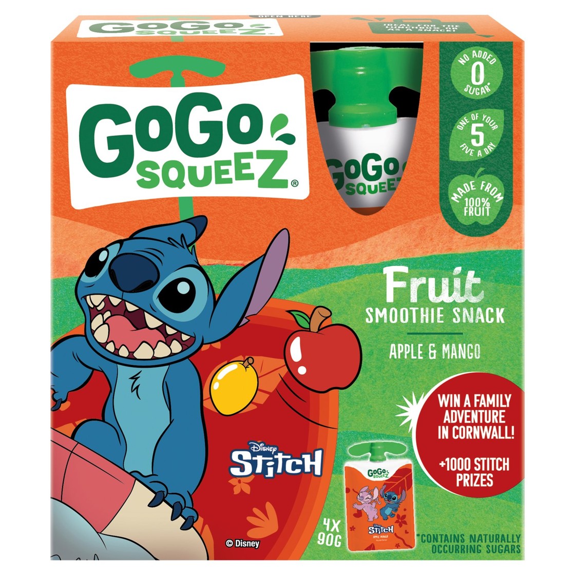 GoGo SqueeZ Fruit Smoothie Snack Apple and Mango - Morrisons Online ...